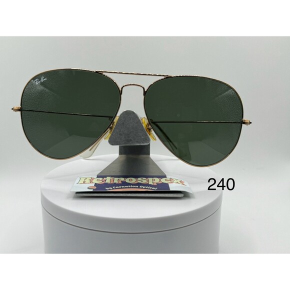 Ray-Ban | Accessories | Vintage Refurbished Eyeglasses Large Aviator ...
